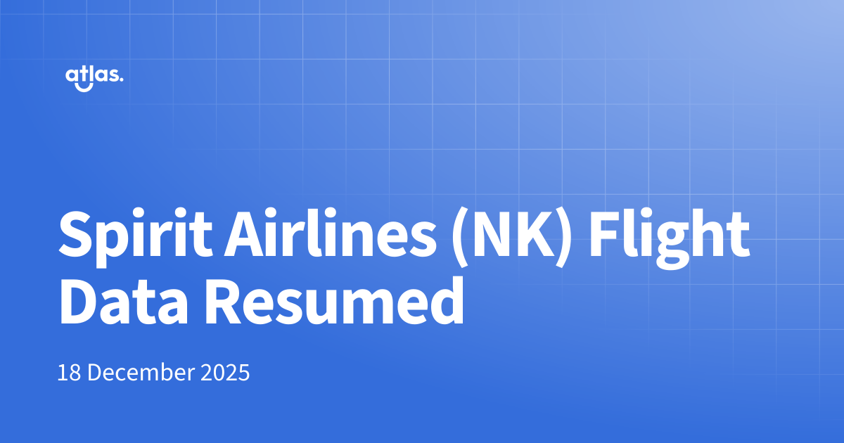 Spirit Airlines (NK) Flight Data Resumed | Capability | The Atlas Resources