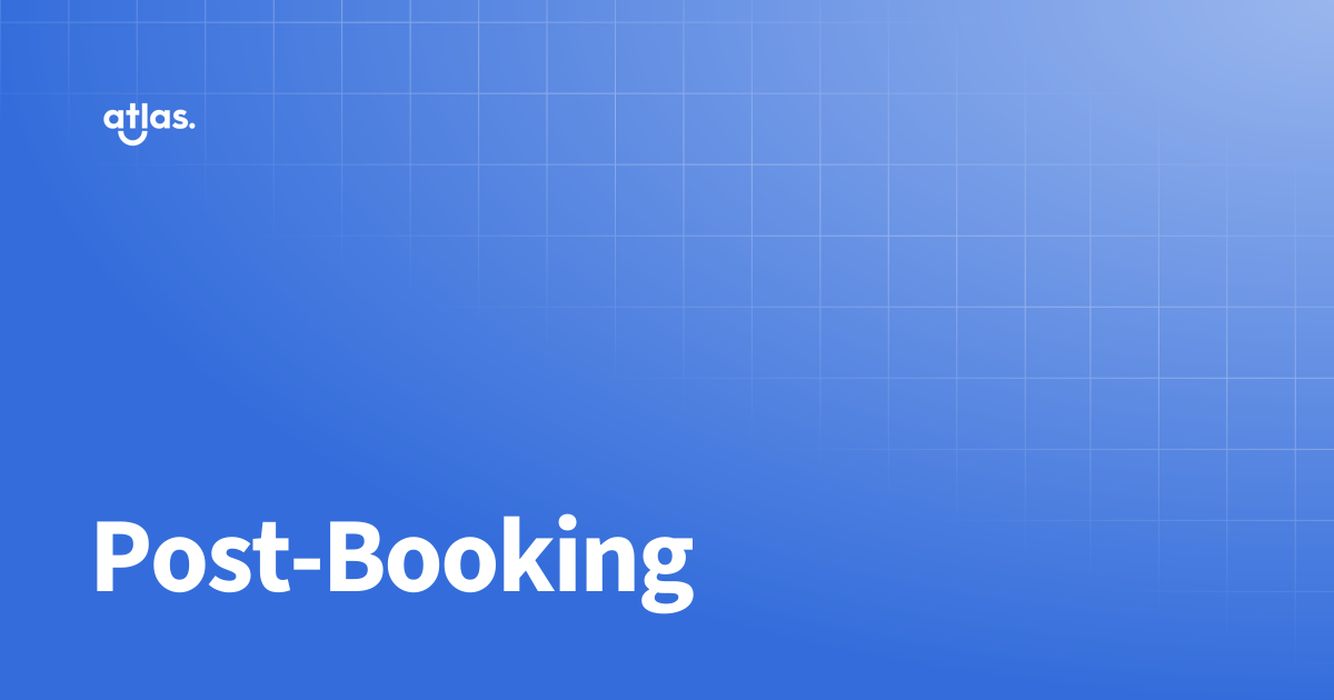Post-Booking | The Atlas Resources